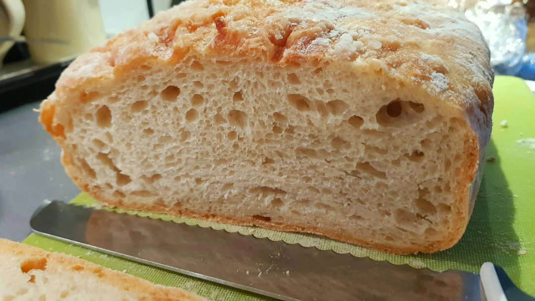 Really happy with my italian no knead bread crumb | Scrolller