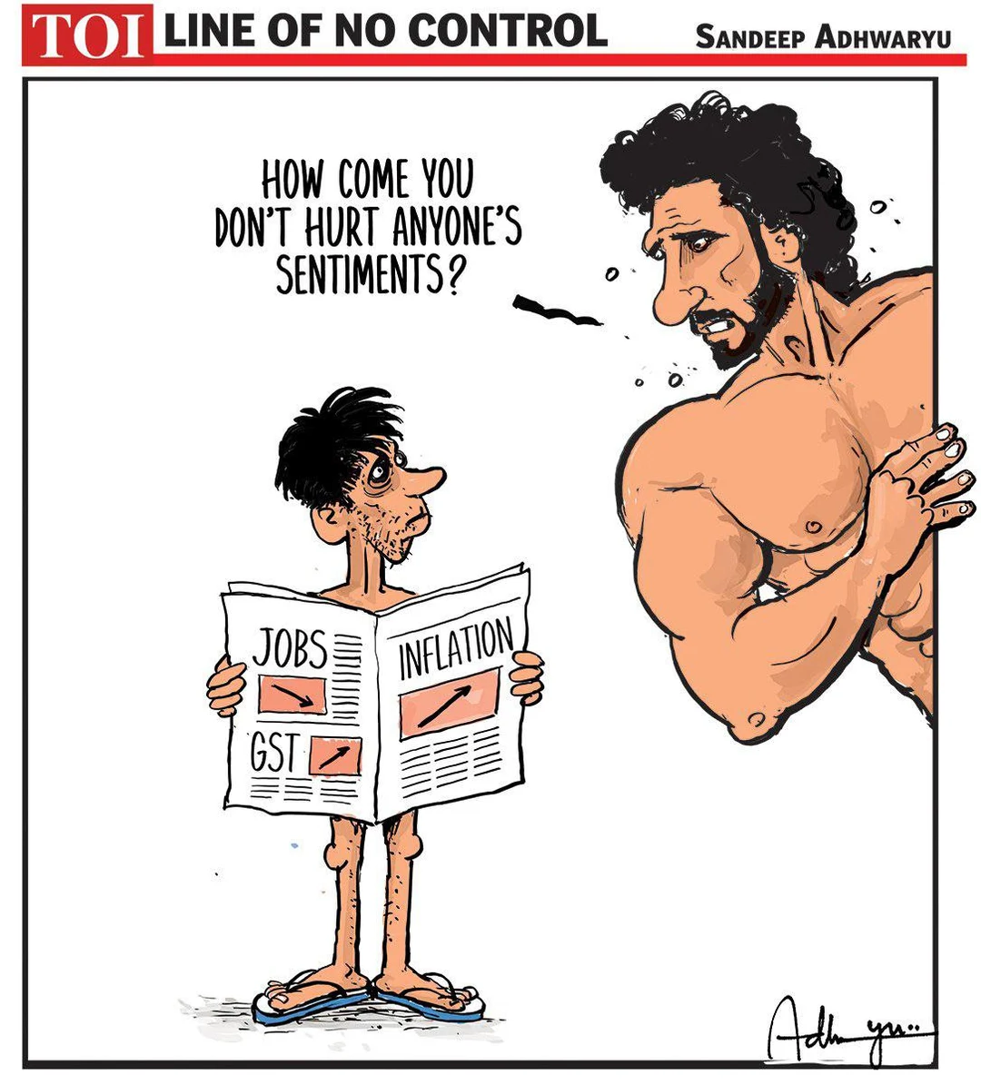 Real Issues | Art by Sandeep Adhwaryu | Scrolller