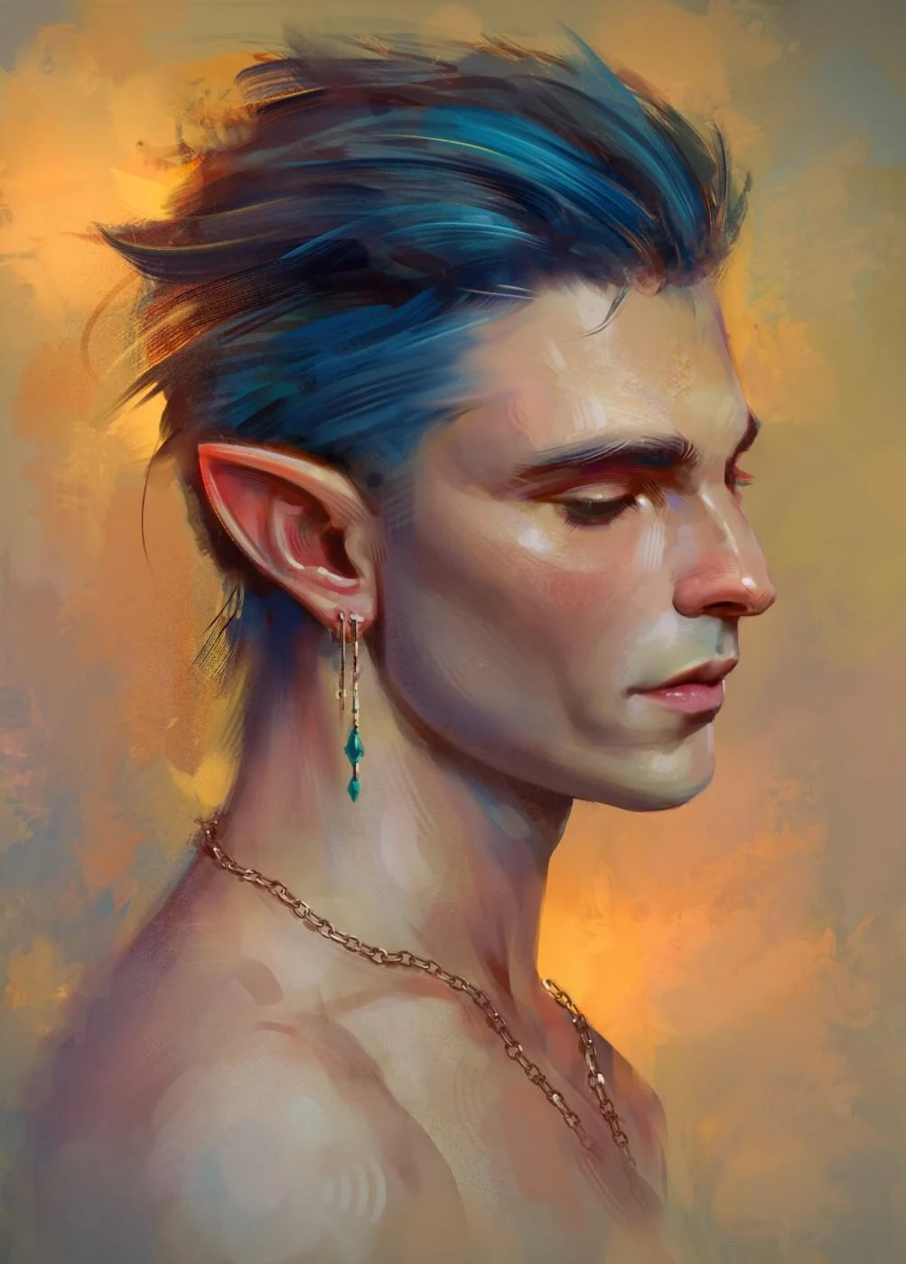 Fantasy Portrait, __Xur (Me), Digital, 2024 | Scrolller