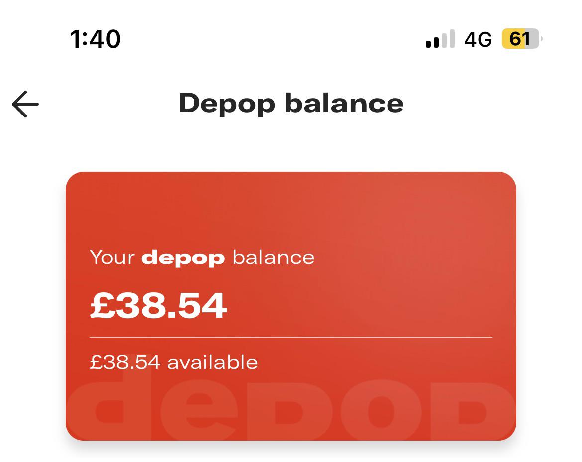 Discover more like Depop: How do I add my available balance to my bank ...