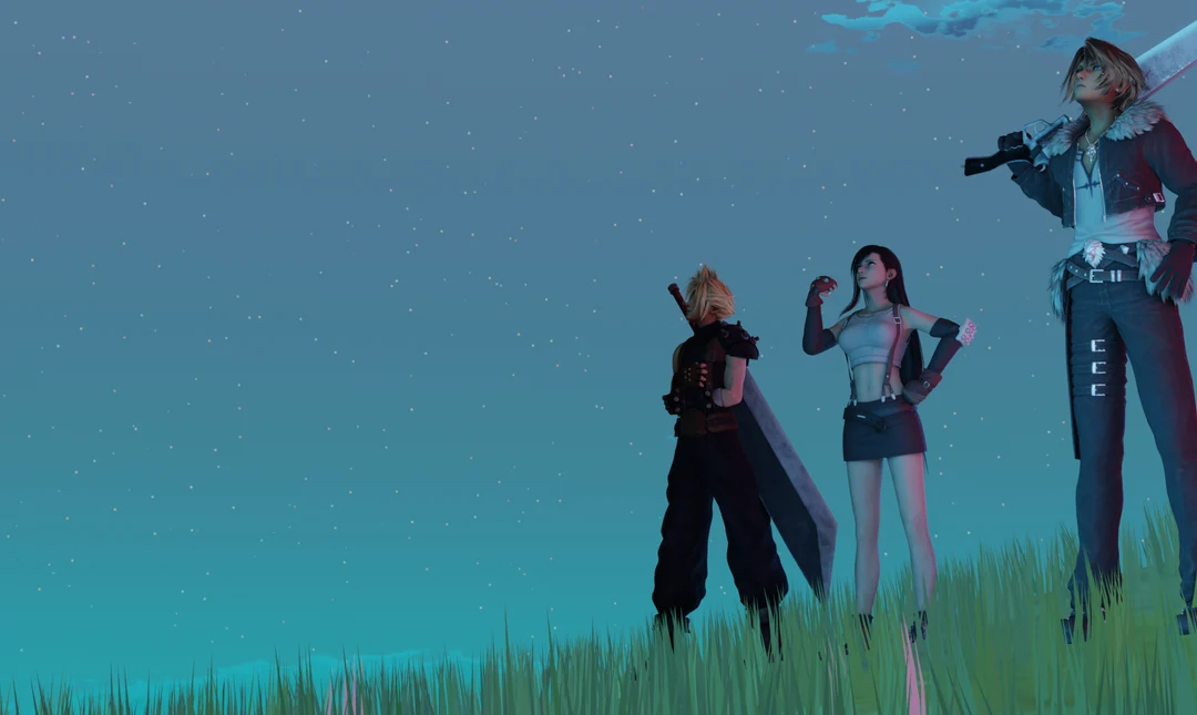 My first Blender Render (I am a big Dissidia Fan) | Scrolller