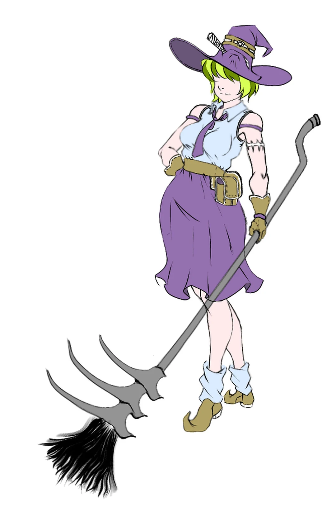 [oc] Purple smoke witch | Scrolller