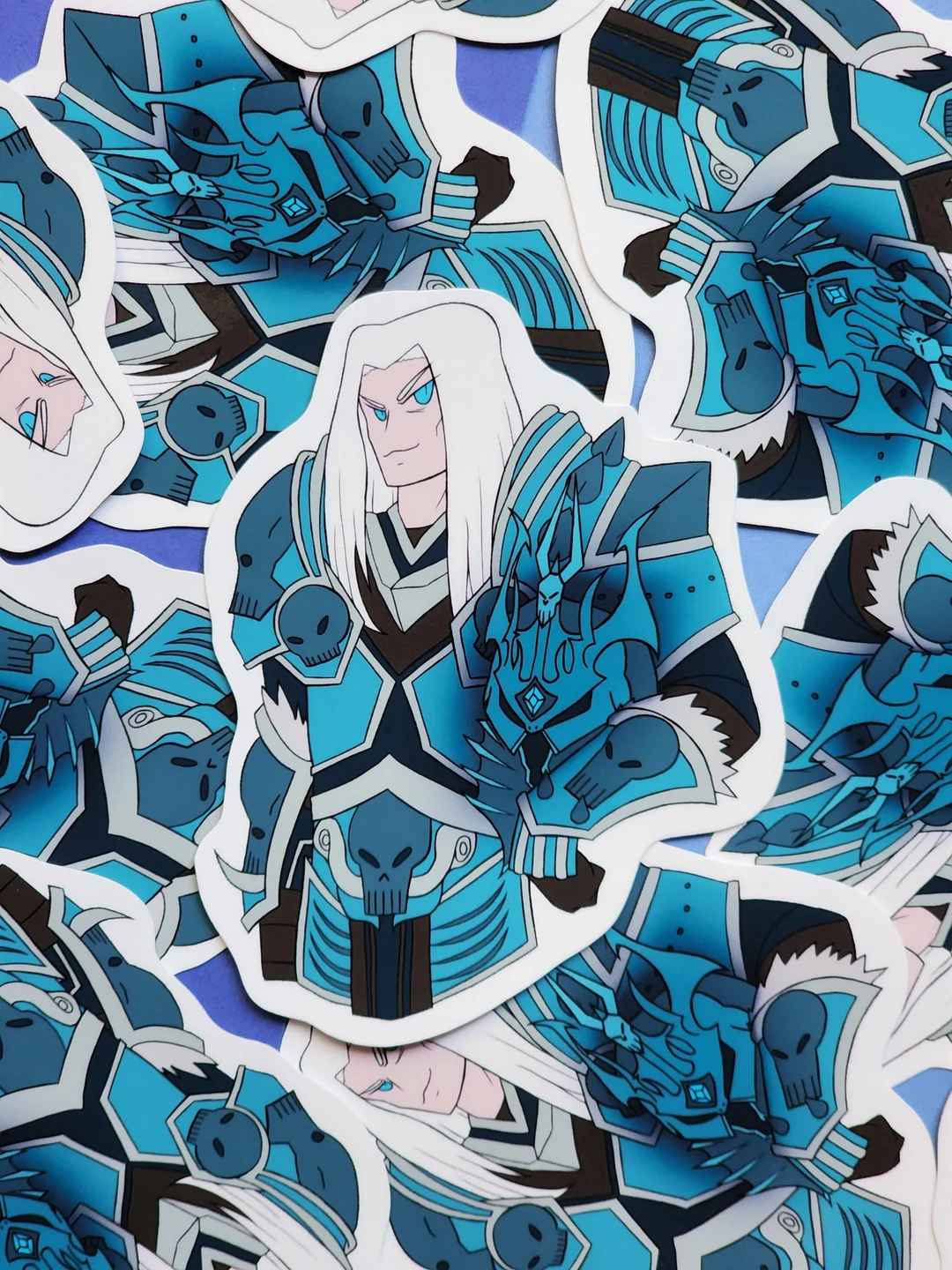 Made some Arthas stickers for all the Lich King enjoyers out there | Scrolller