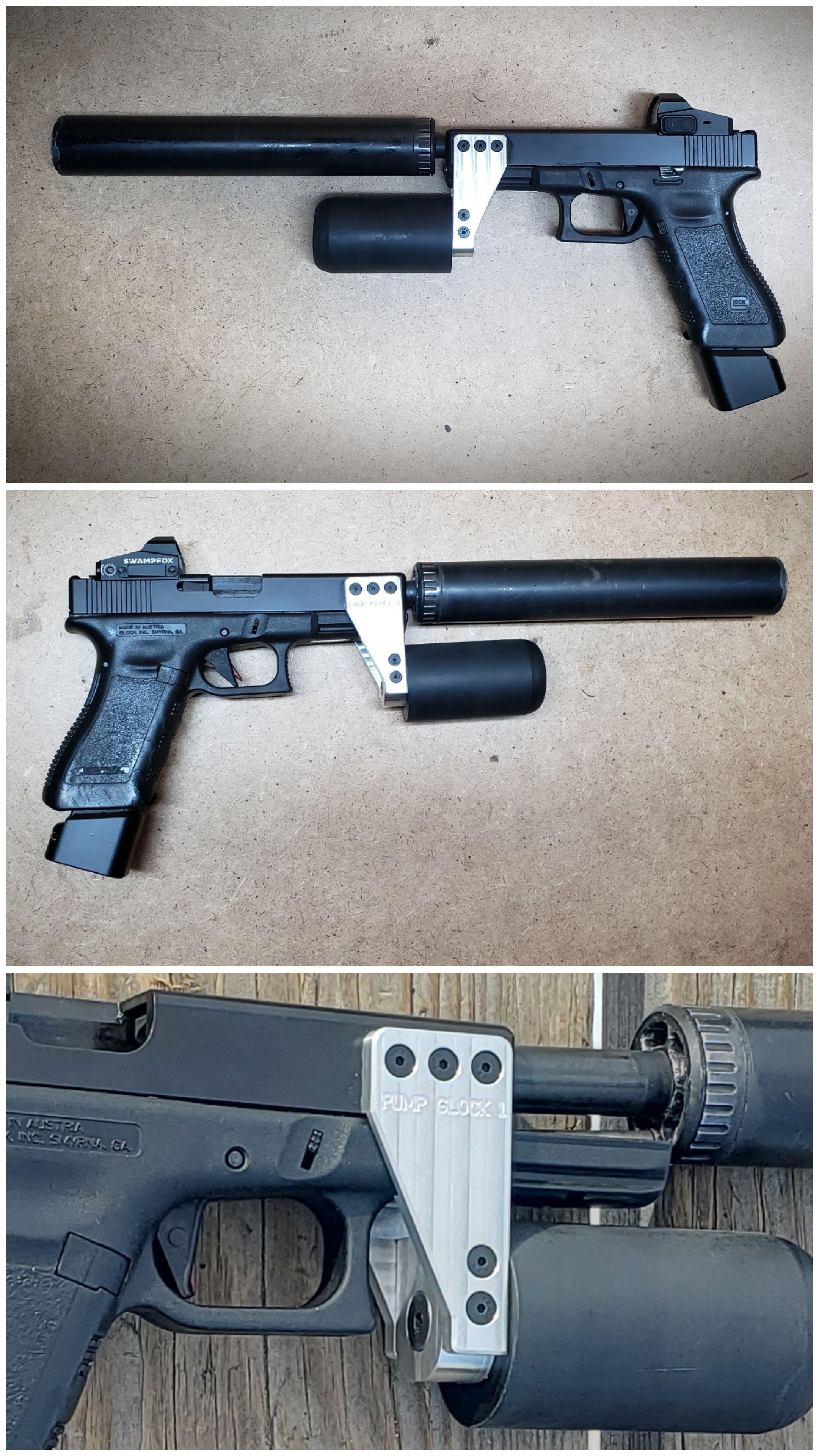 Pump action Glock 17. Welrod 3.0? (build details in comments) | Scrolller