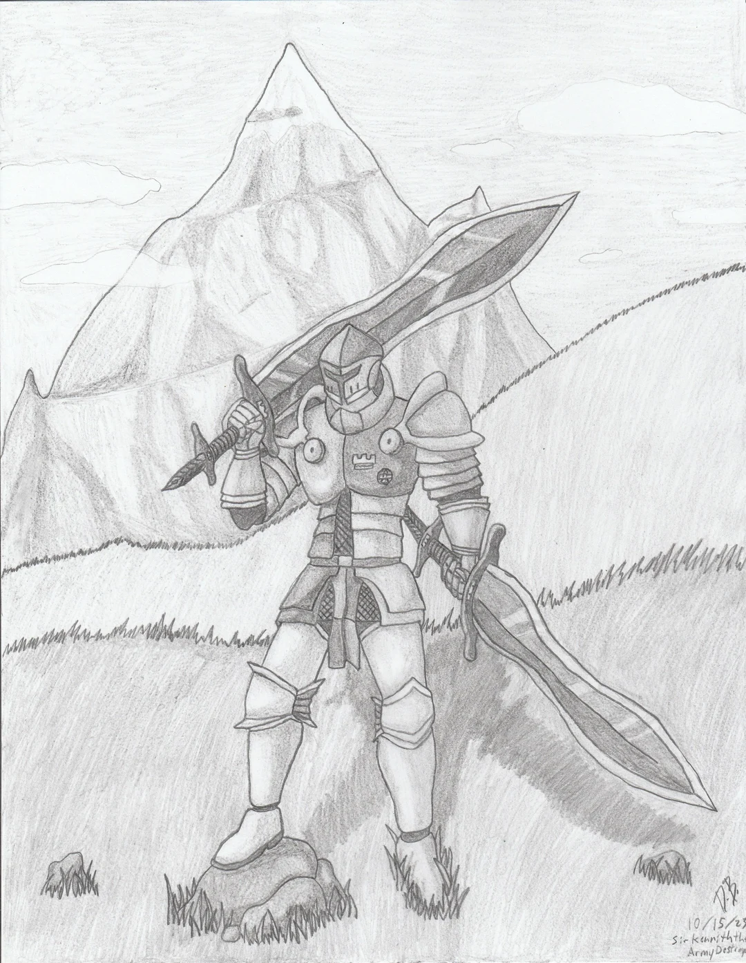 Sir Kennith, the Army Shredder By Me | Scrolller