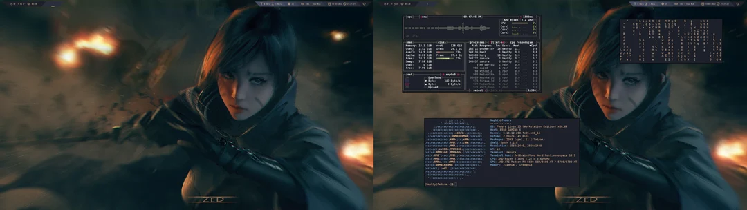 [i3wm - i3gaps - polybar] Made a new i3 theme today | Scrolller