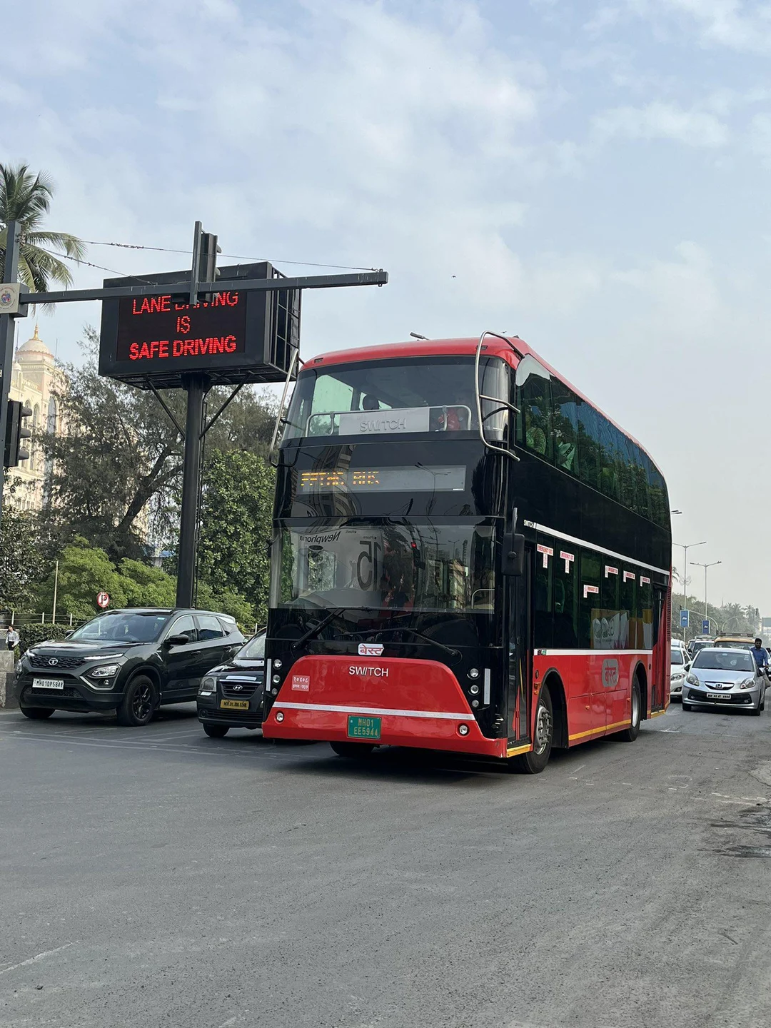 Electric double decker bus of Mumbai, India | Scrolller