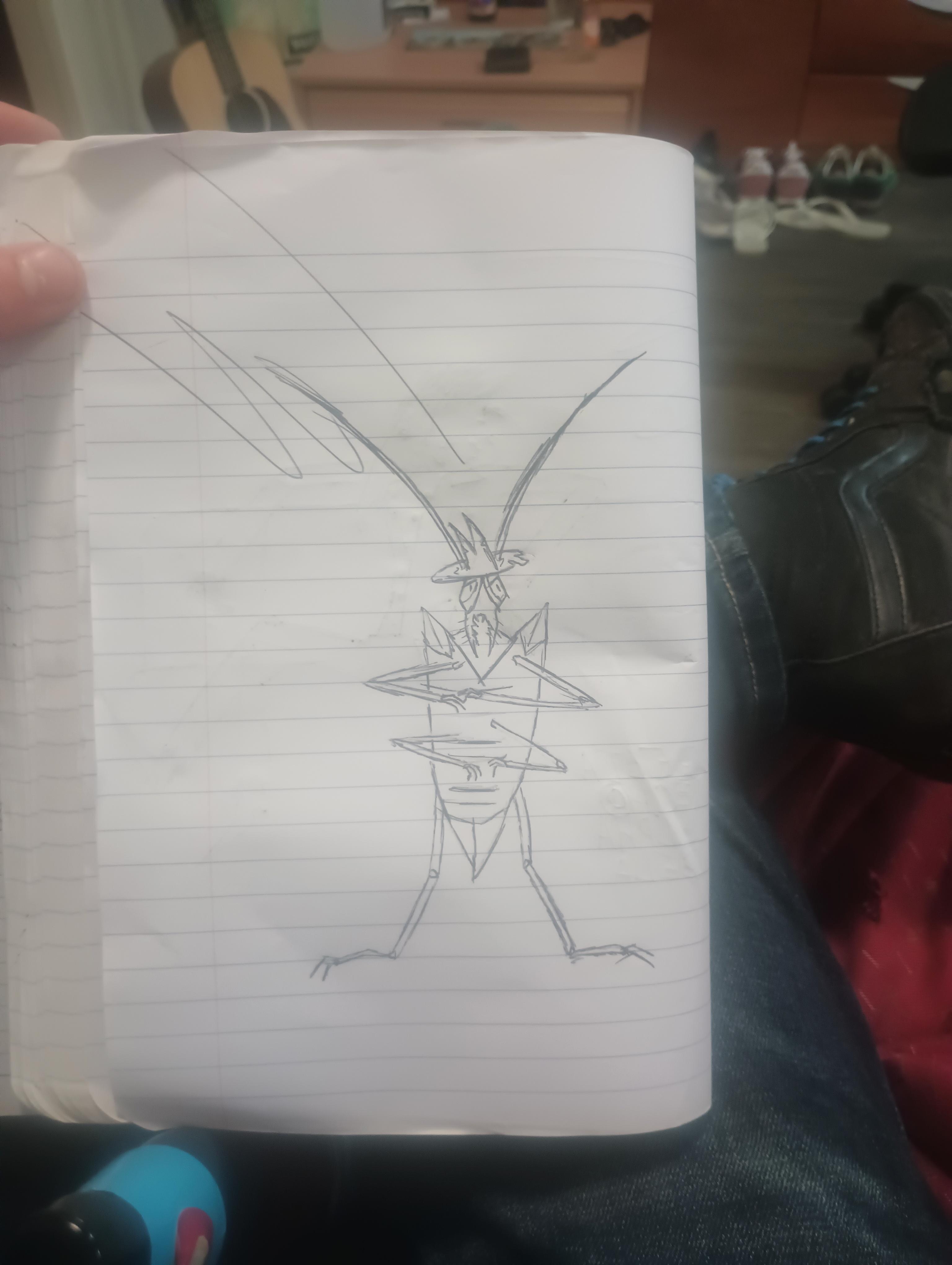 Cockroach guy I like drawing | Scrolller