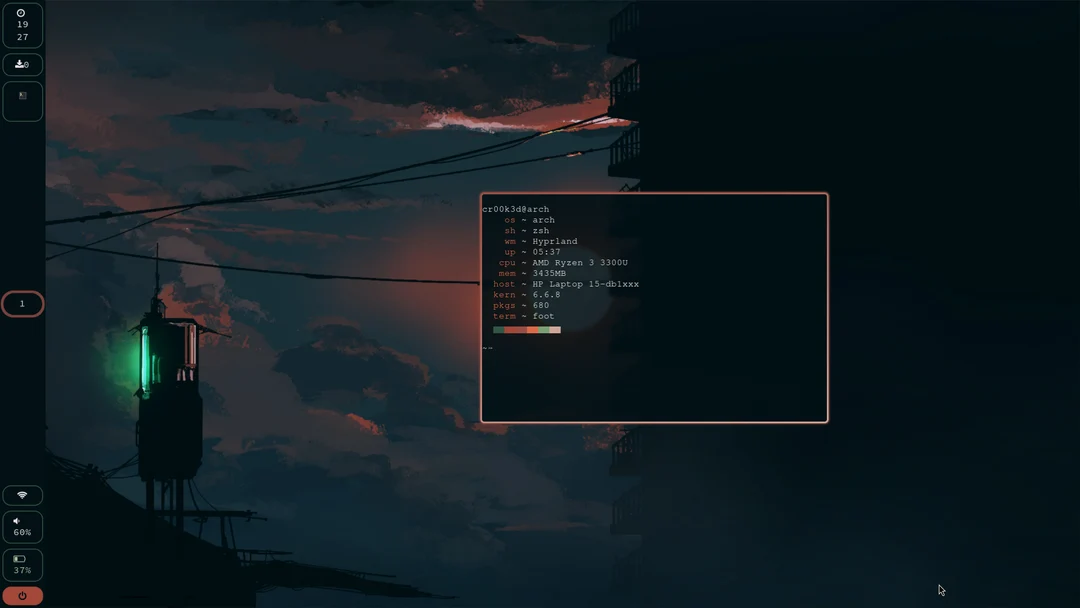 [Hyprland] My first Try:) | Scrolller