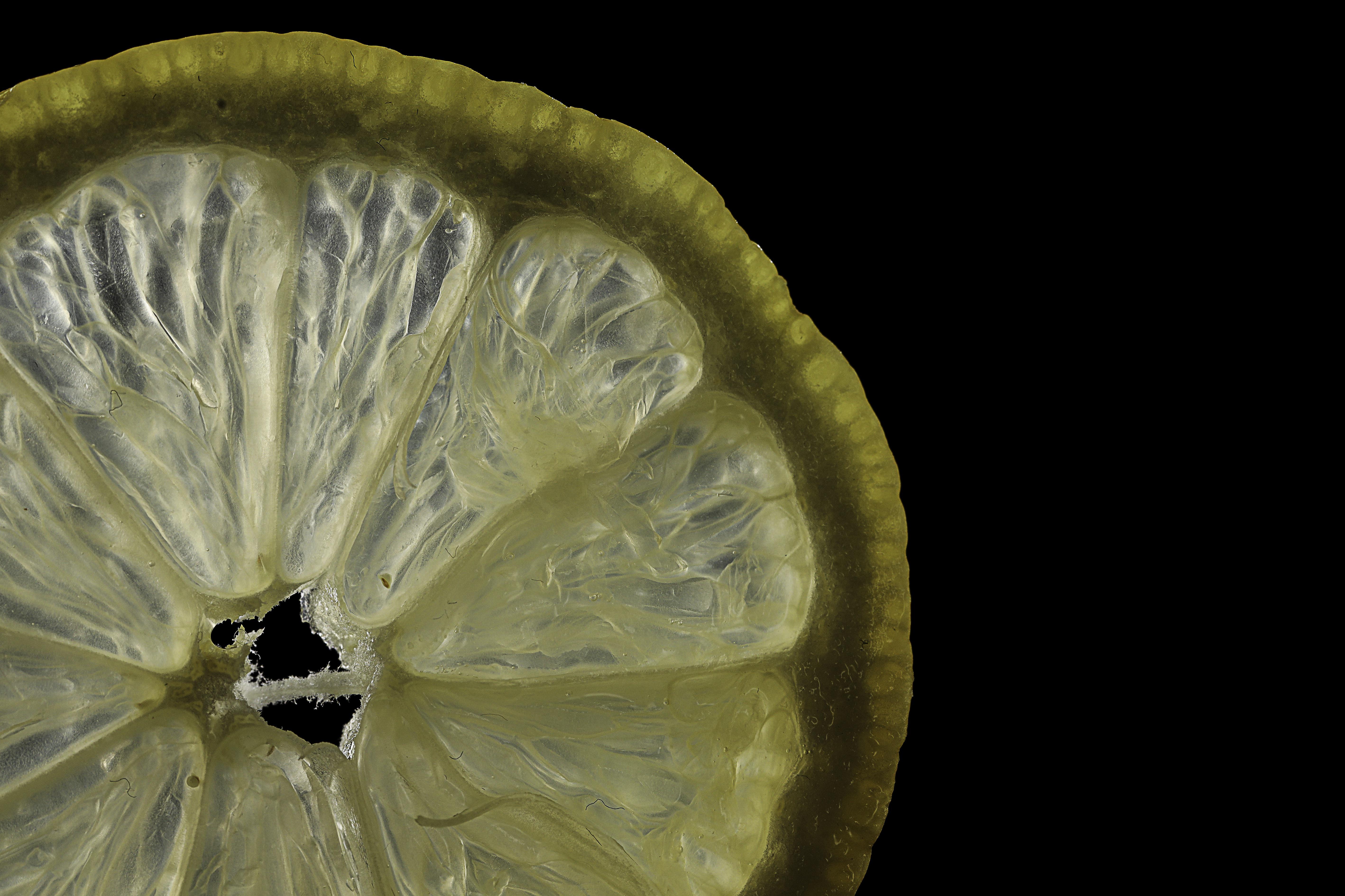 The insides of a lemon | Scrolller