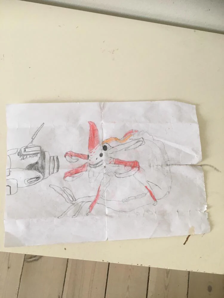 [No Spoilers] Here’s a drawing of a Reaper Leviathan i made | Scrolller