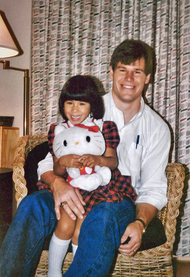 My dad and me in 1983 in San Francisco | Scrolller