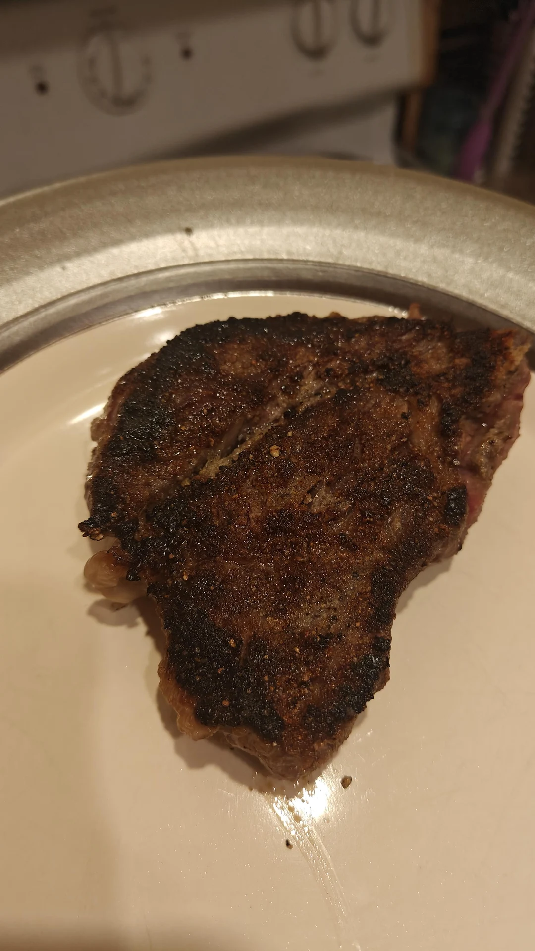 Chuck Eye on a cast iron skillet | Scrolller