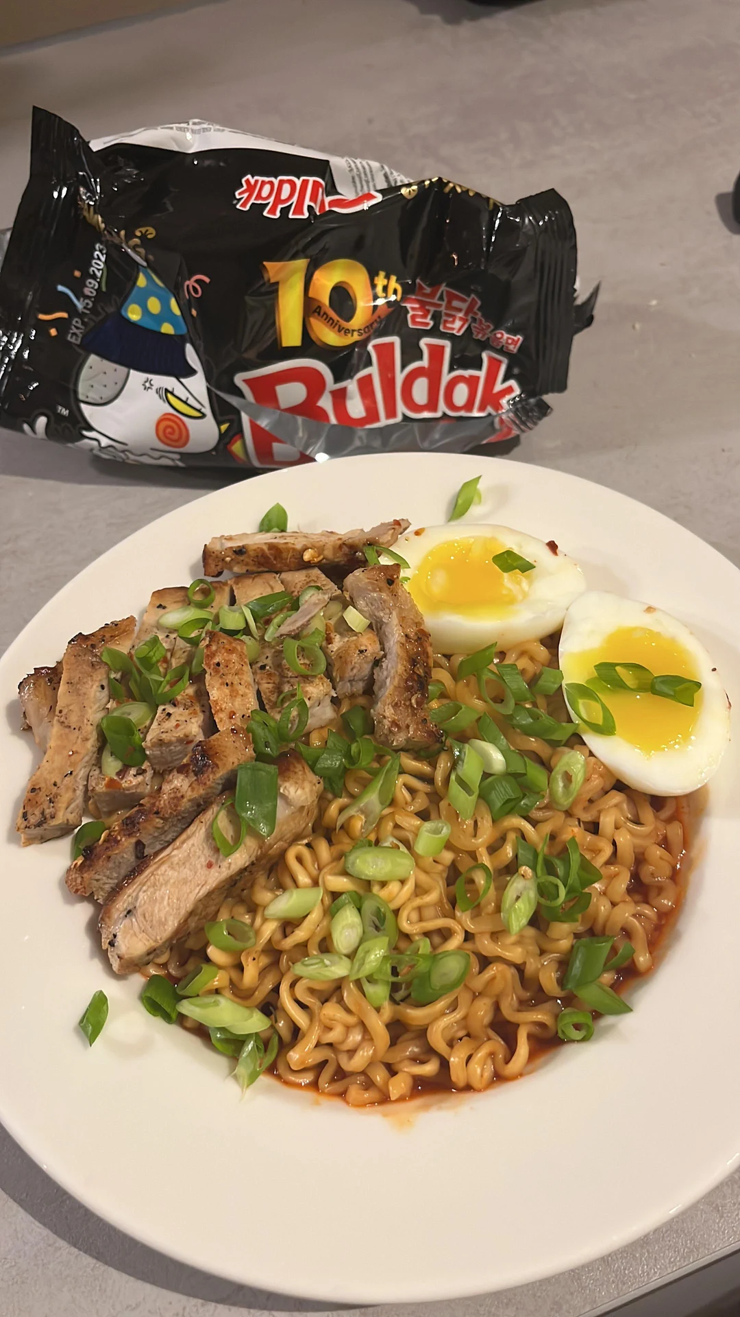Fancied up my buldak ramen | Scrolller
