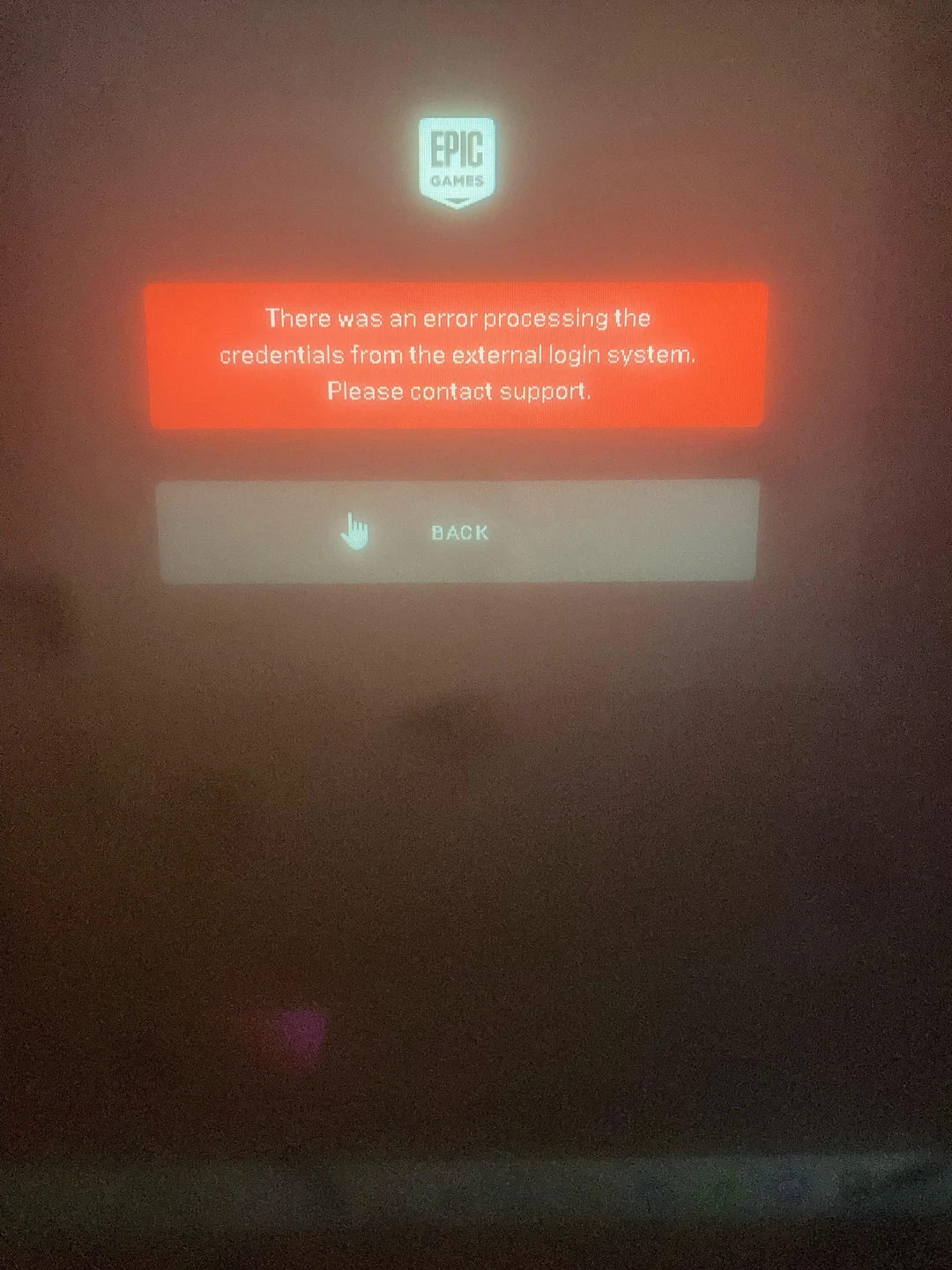 Does anybody know how to fix this im trying to log into my old xbox fn ...