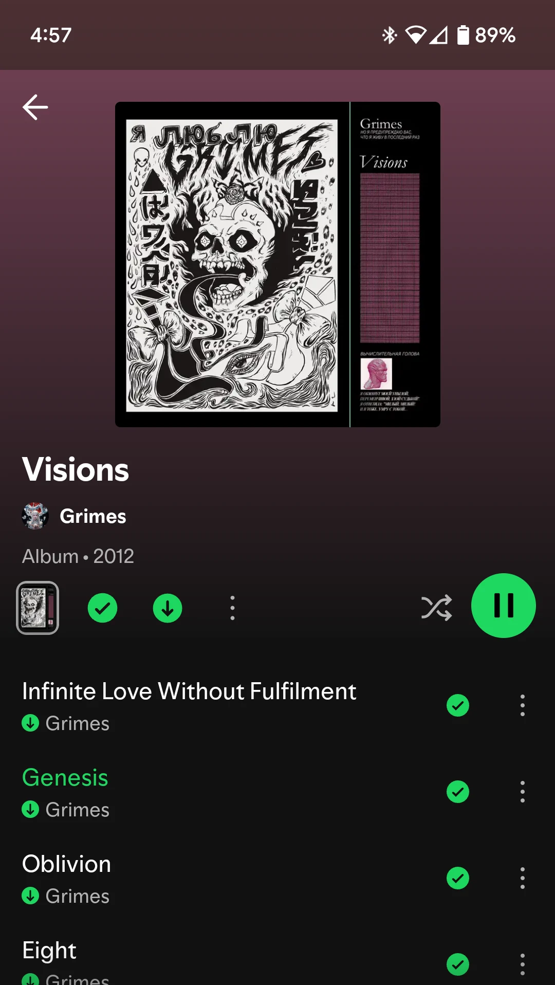 Visions back on Spotify !!!!! | Scrolller