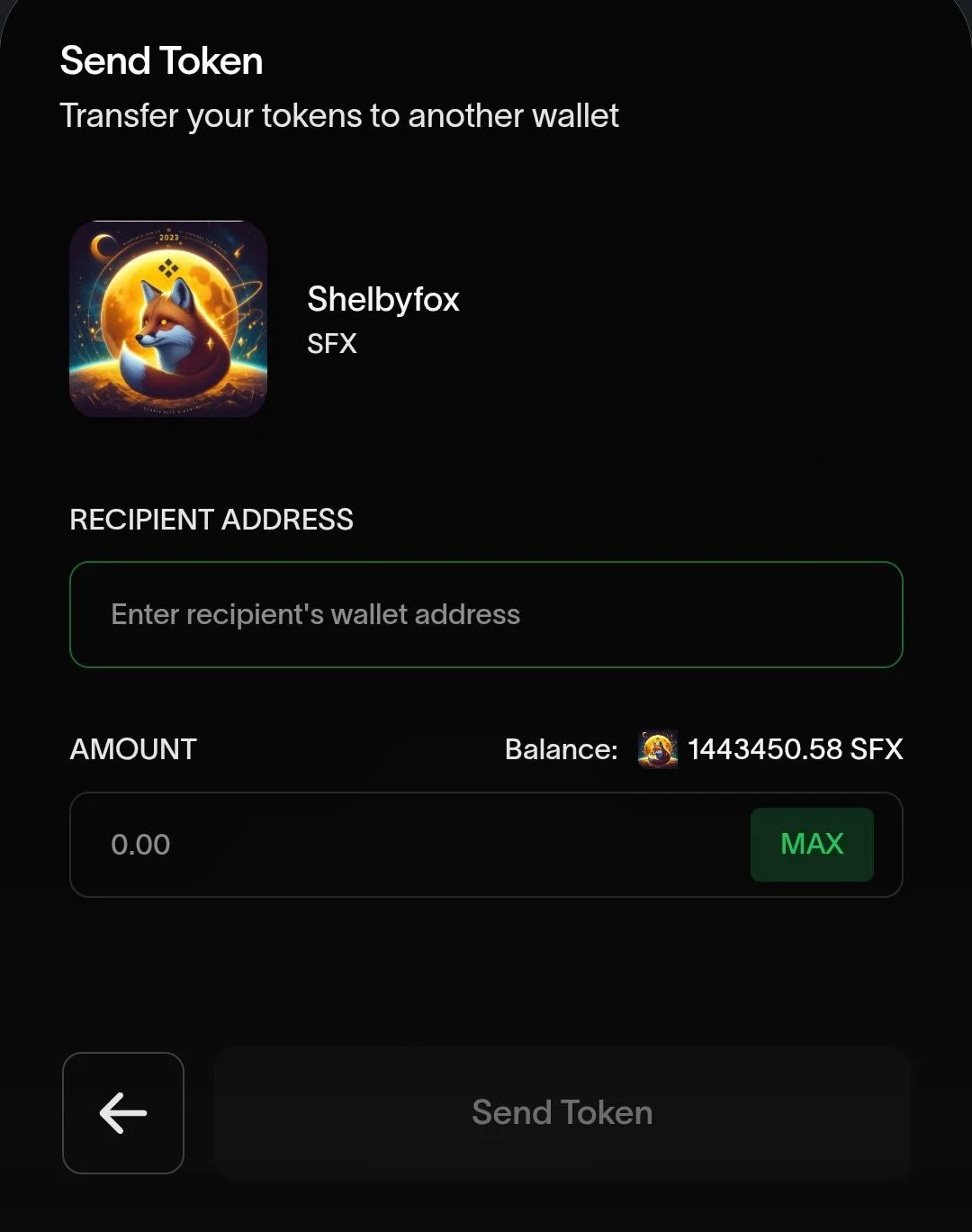 SHELBYFOX TOKEN (SFX) | Scrolller