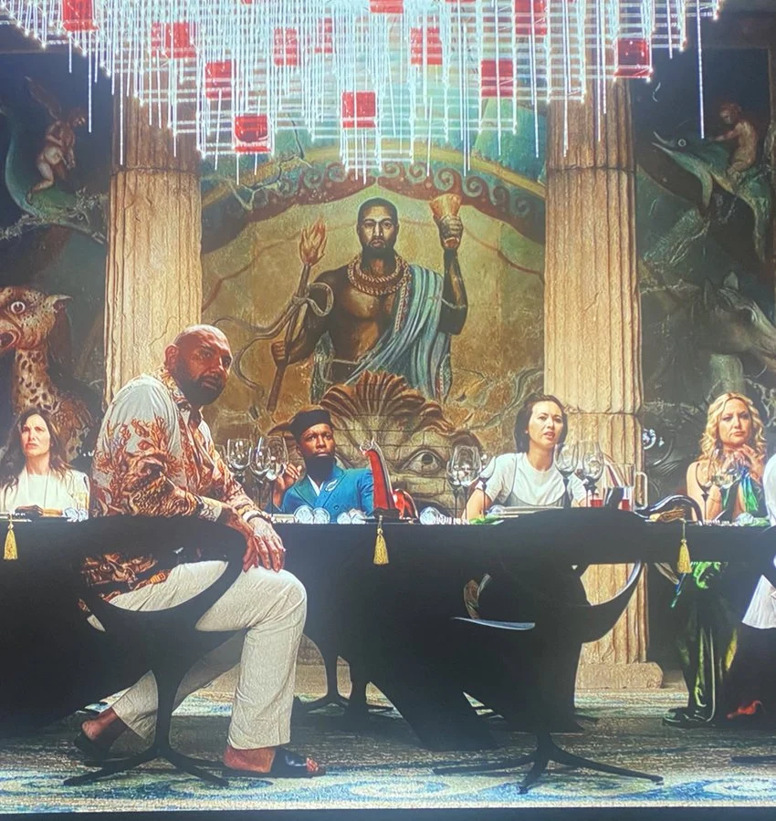 Kanye's mural in glass onion | Scrolller