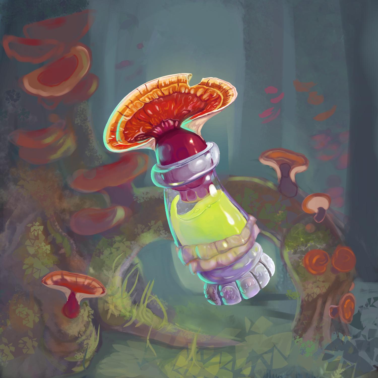 [OC][COMM] Fantasy style Healing Potion | Scrolller