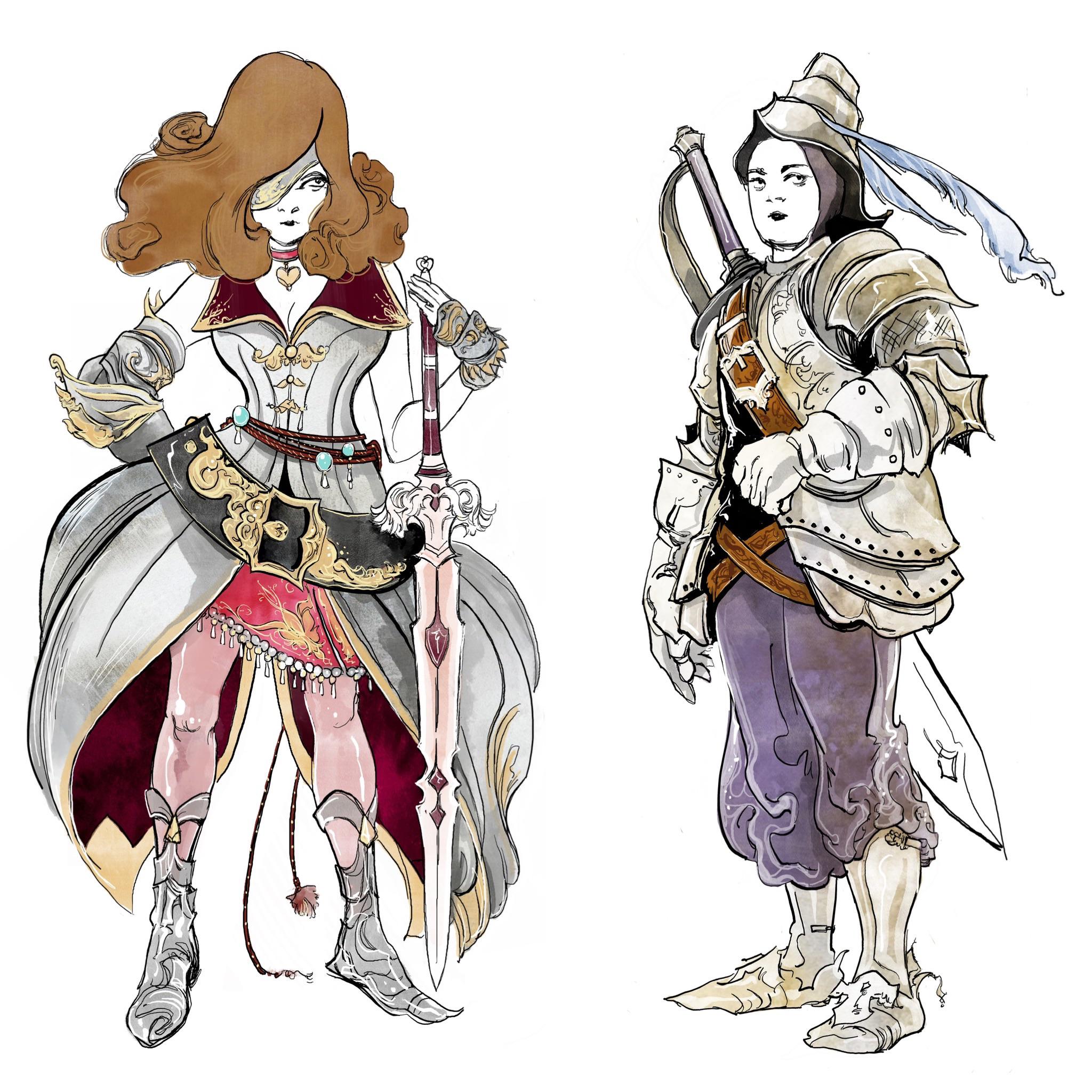 Beatrix and Steiner / Art by Me | Scrolller