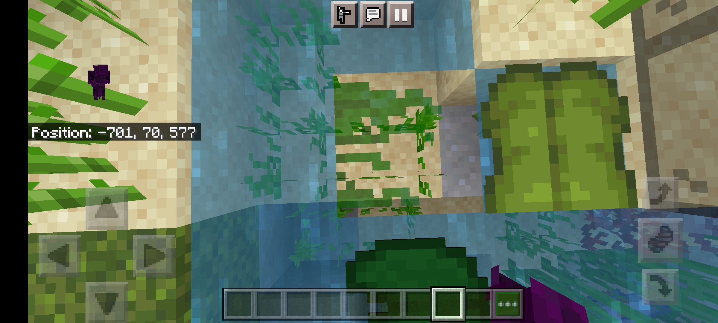 UuHUH... my Minecraft bedrock have this weird ghost texture glitch... how does one fix it? every ...