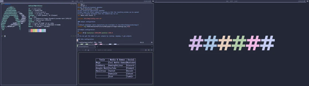 [sway] my catppuccin setup | Scrolller