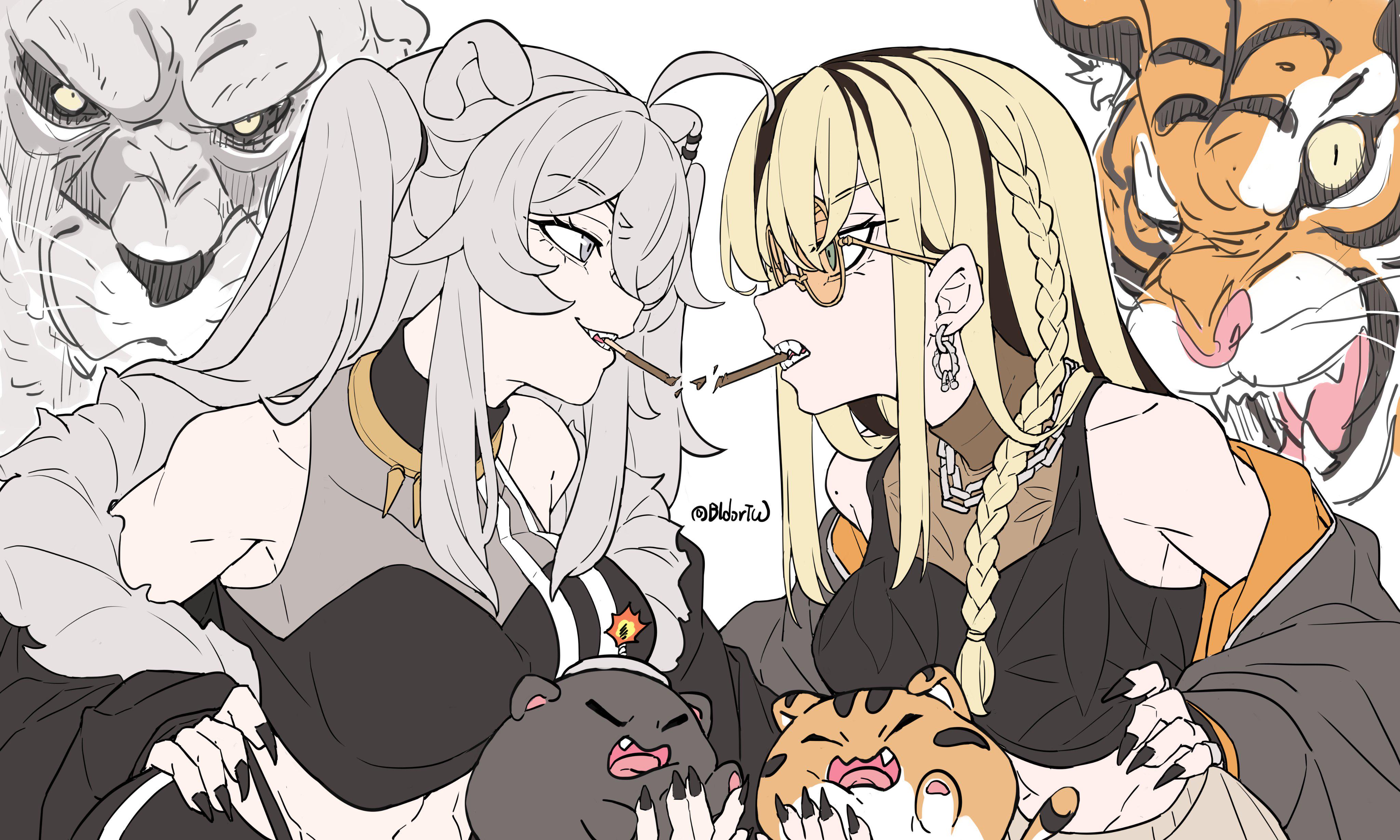 Lion vs Tiger | Scrolller