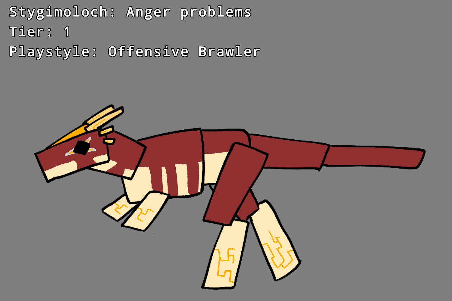 ANGRY bald dinosaur concept for my dinosaur fighting game 😡 👨‍🦲🤬 | Scrolller