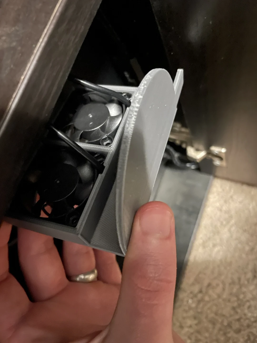 Fan Enclosure for Venting Entertainment Center | Scrolller