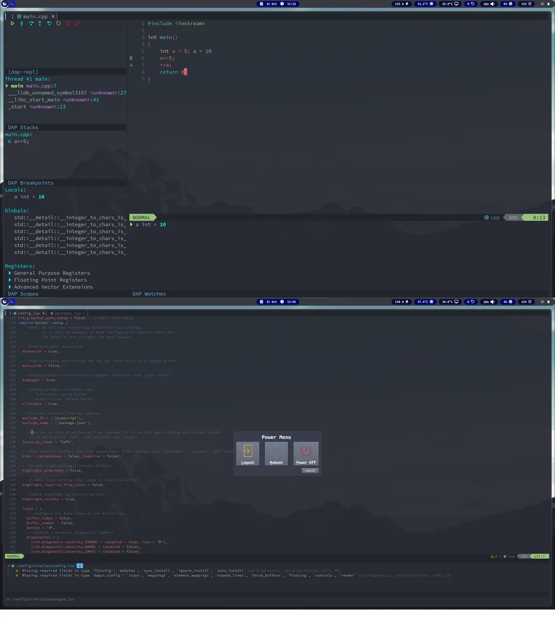 Discover more like Unixporn: [Hyprland/Neovim] Neovim is my IDE and Related Content | Scrolller