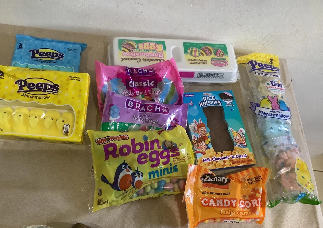 Easter haul as sent by my sister | Scrolller
