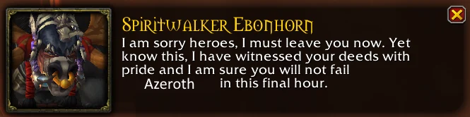 How the final showdown against the Big Bad of the expac will go with Ebyssian as Aspect | Scrolller