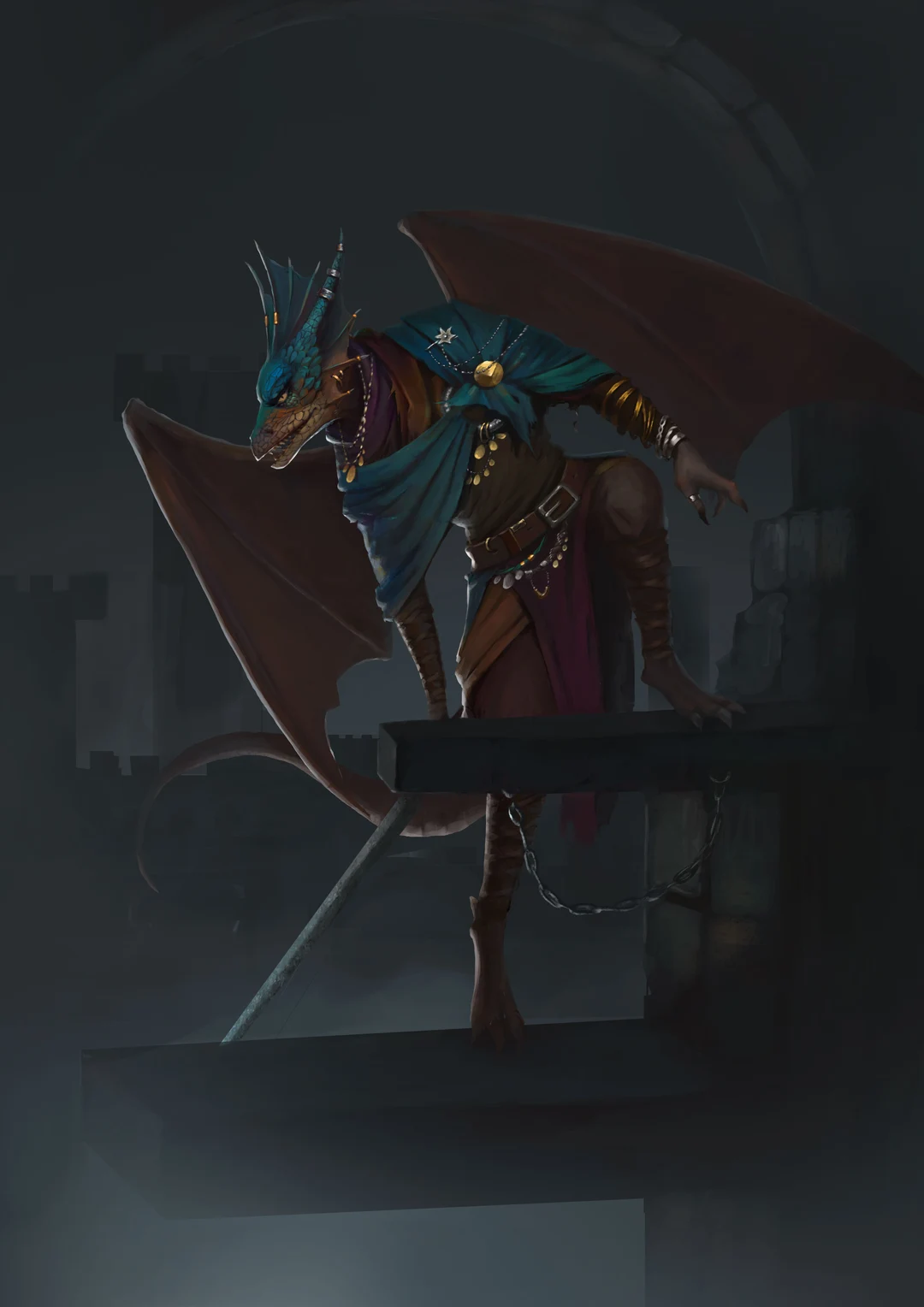 Dragonborn, art by me | Scrolller