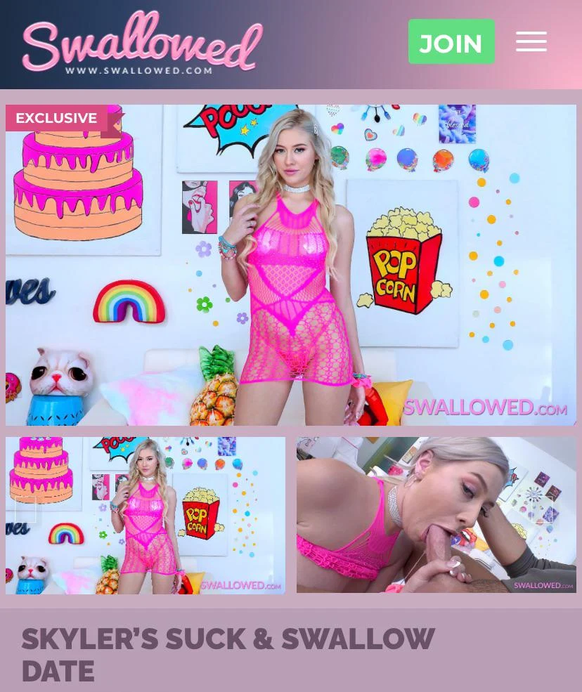 New Swallowed Scene With Skylar Storm | Scrolller