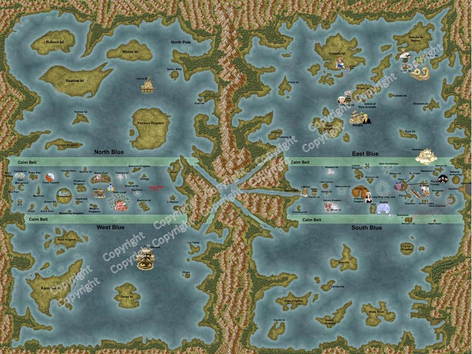 One Piece World Map | Scrolller
