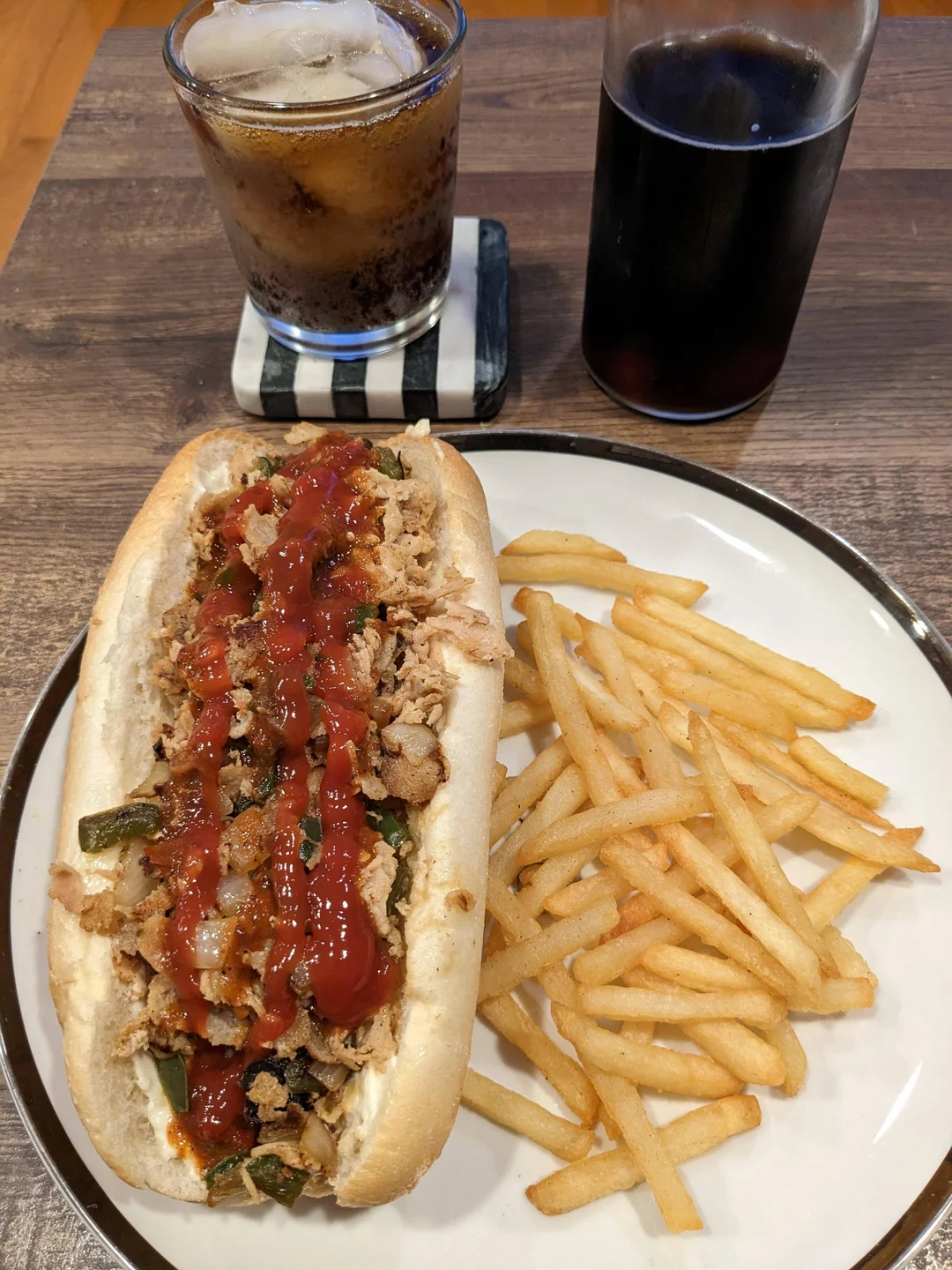 Chicken cheese steak. | Scrolller