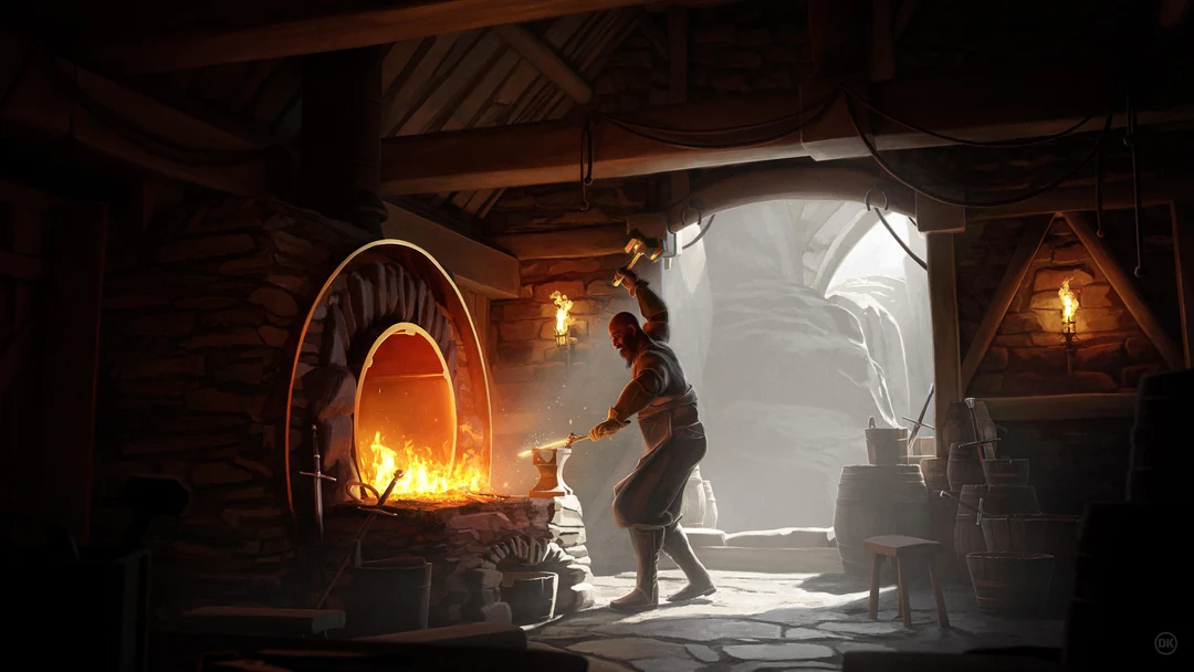 The Blacksmith's Forge by me | Scrolller