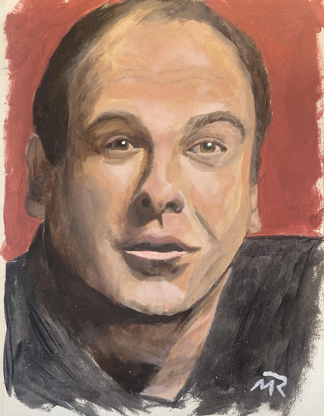 Bada Bing! , me, oil on canvas, 2023 | Scrolller