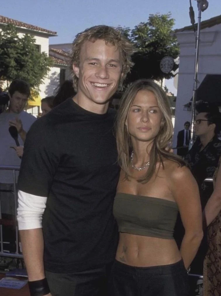 Heath Ledger and Rhona Mitra, 1999 | Scrolller