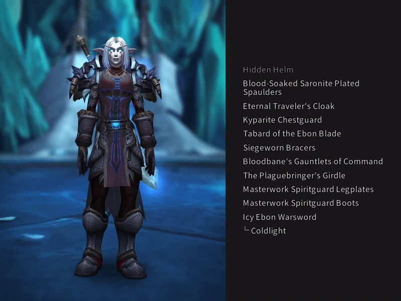 Kaldorei Death Knight | Scrolller