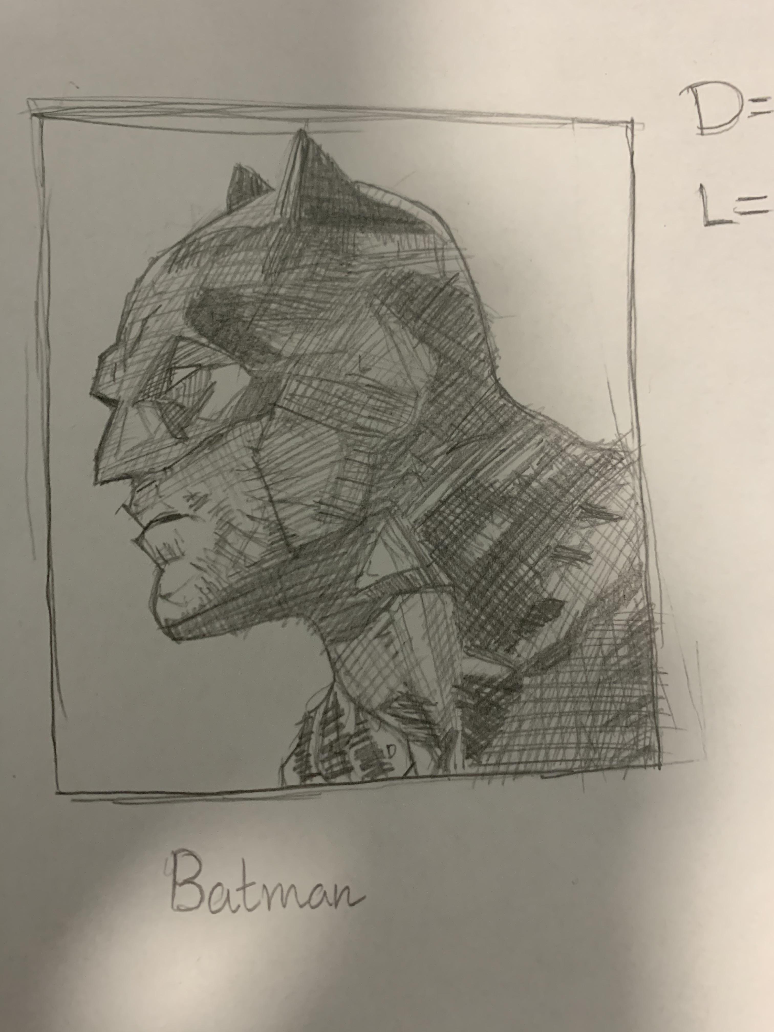 I drew Batman | Scrolller