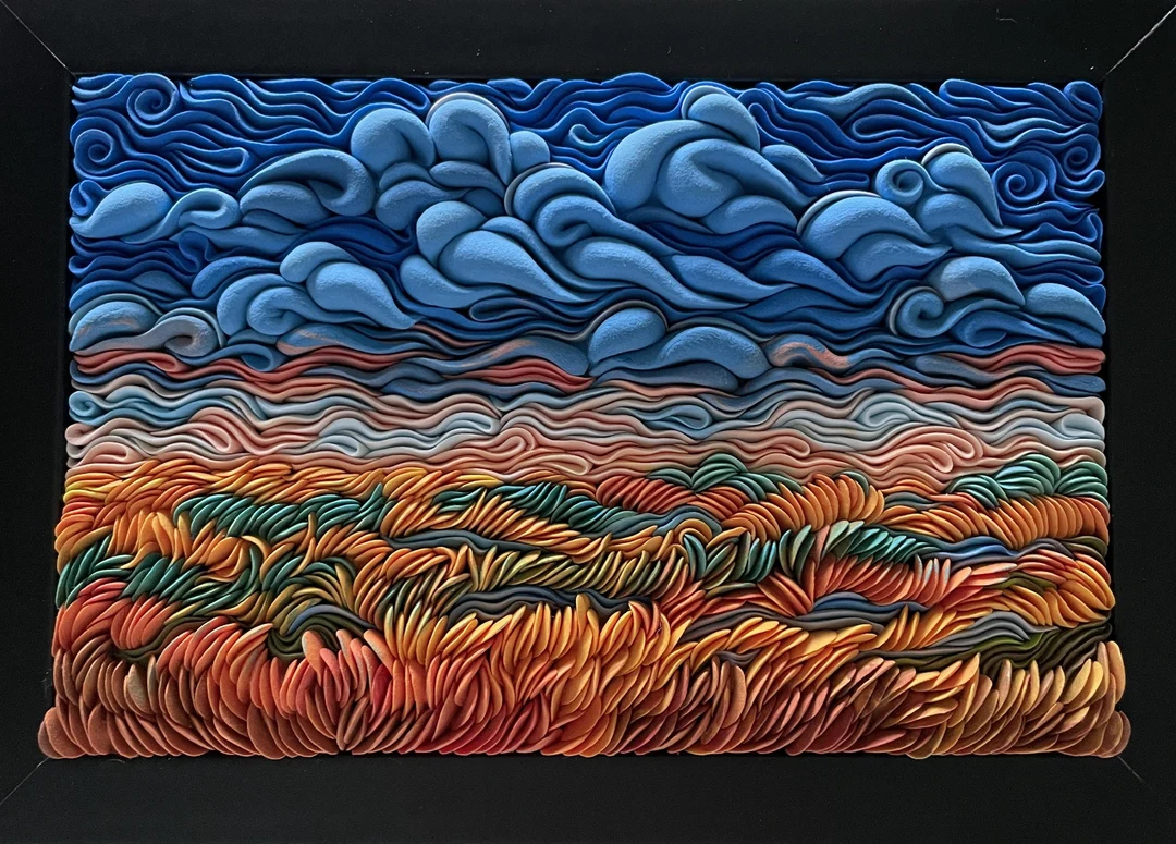 Before the storm, me, air-dry clay, 2022 | Scrolller