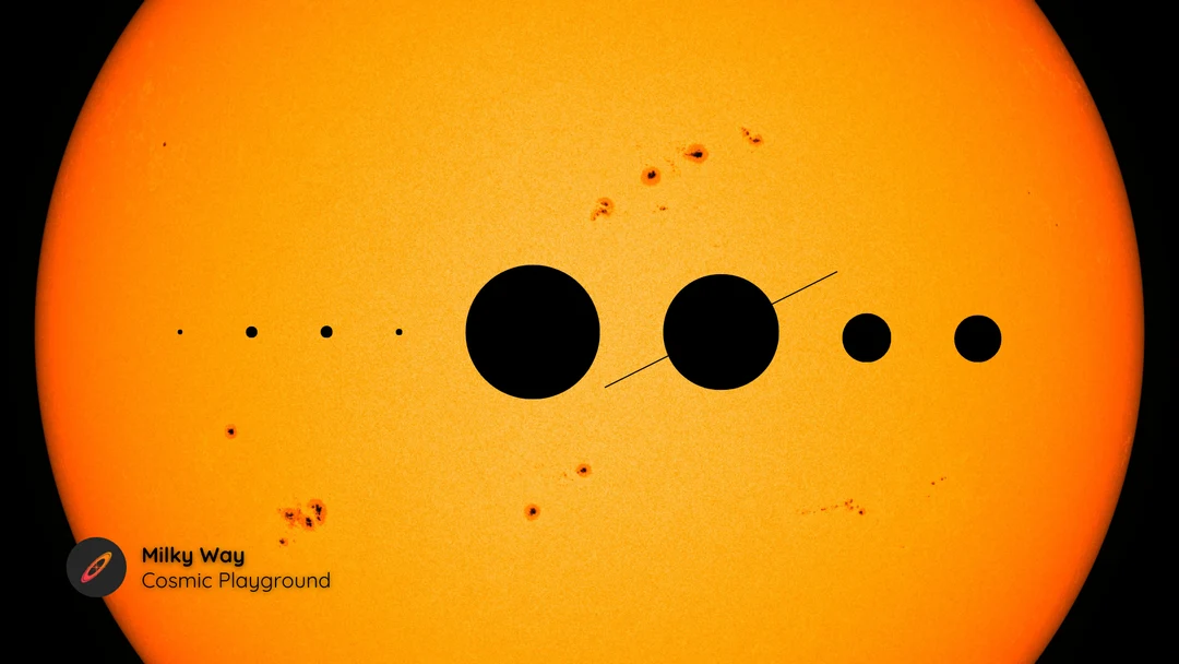 Although they're called Sunspots, they're not small. (Credits: NASA / SDO) | Scrolller