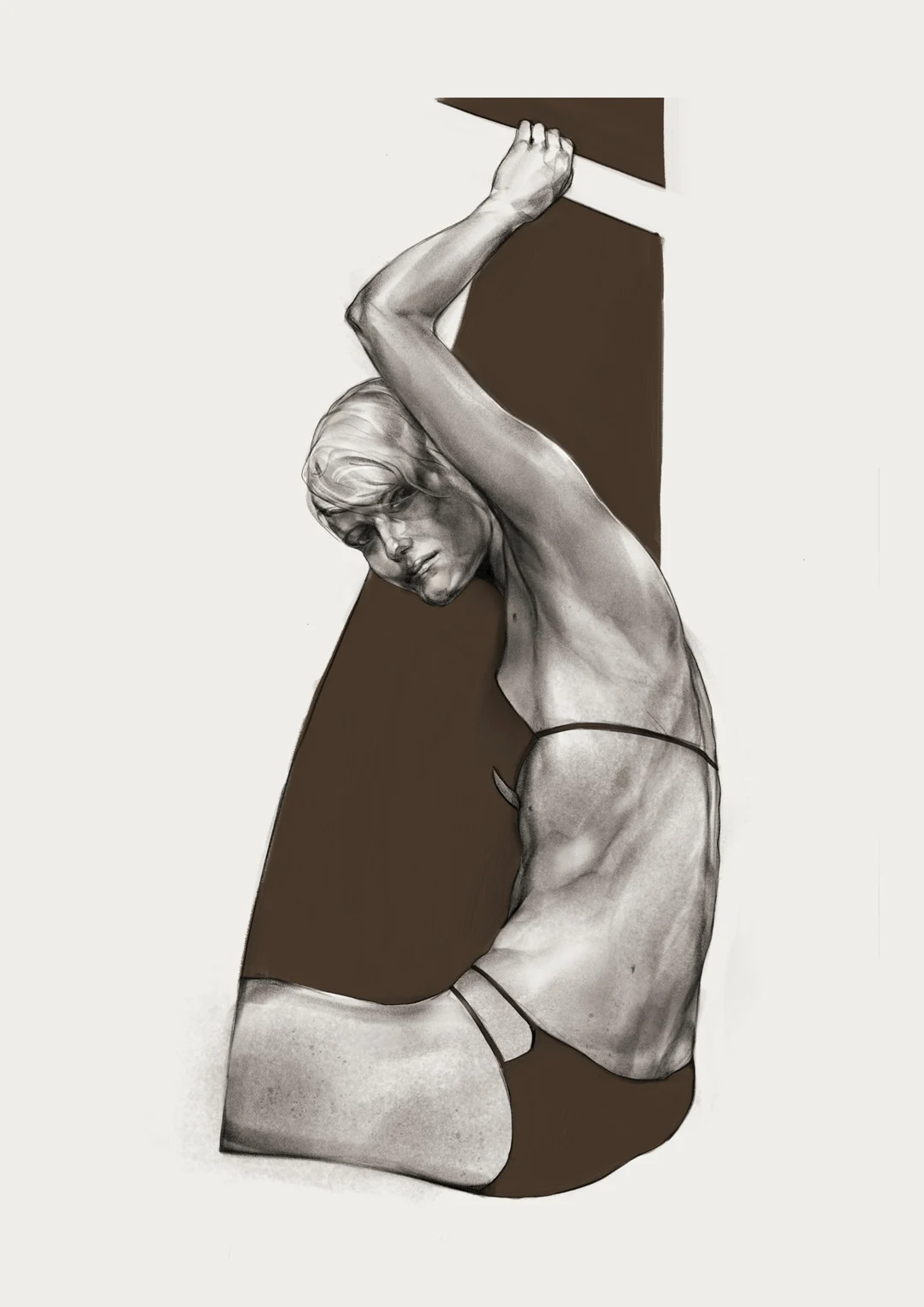 Brown (study), me, digital, 2023 | Scrolller