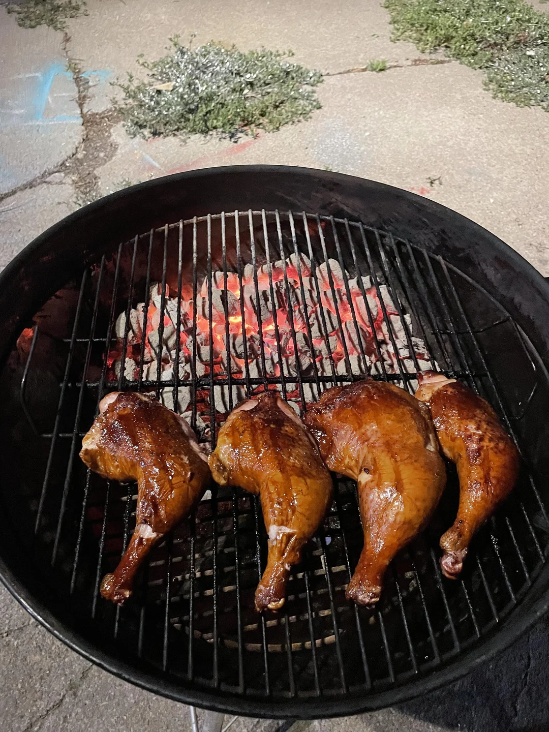 Grilling some chicken thighs and wings tonight in Lincoln NE. GBR. Or go whoever your favorite ...
