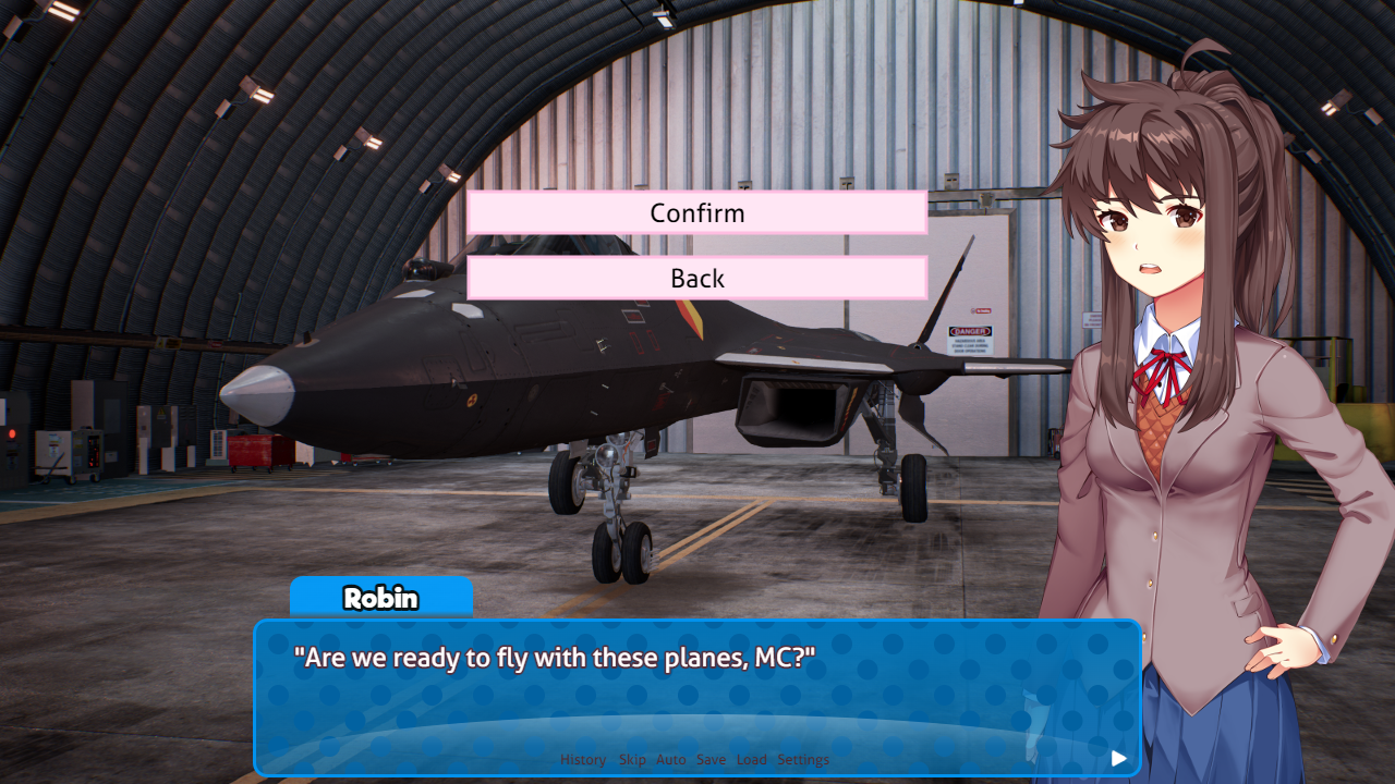 Operation Clubhouse (DDLC x Ace Combat 7) — Part 53: Hangar | Scrolller