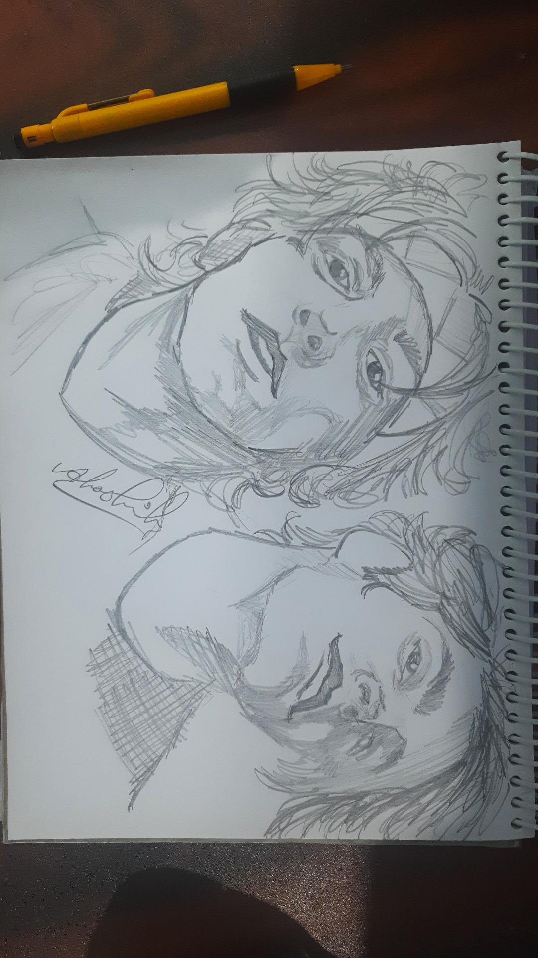 More of my sketches. | Scrolller