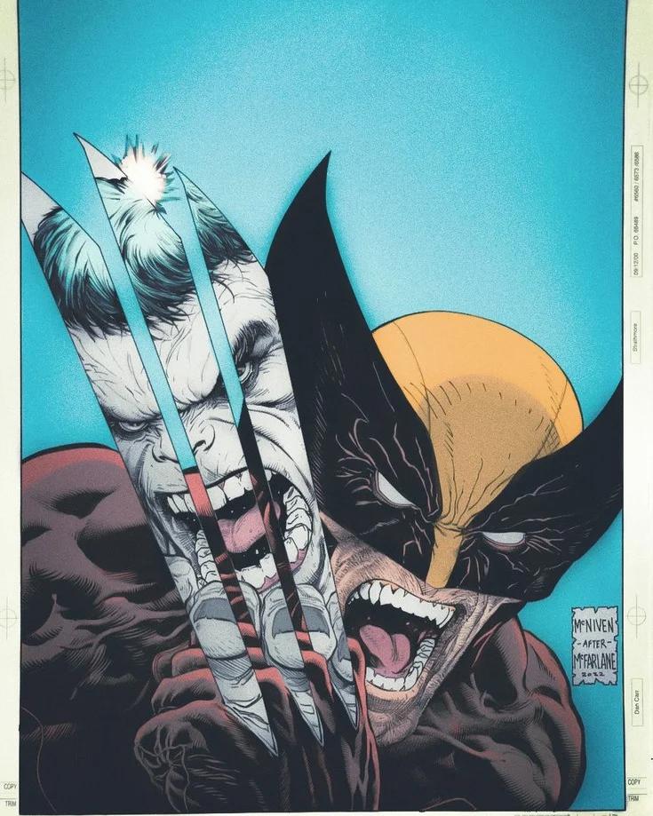 Discover more like Marvel: Some colours I did for fun on this Steve McNiven Hulk #340 homage to ...