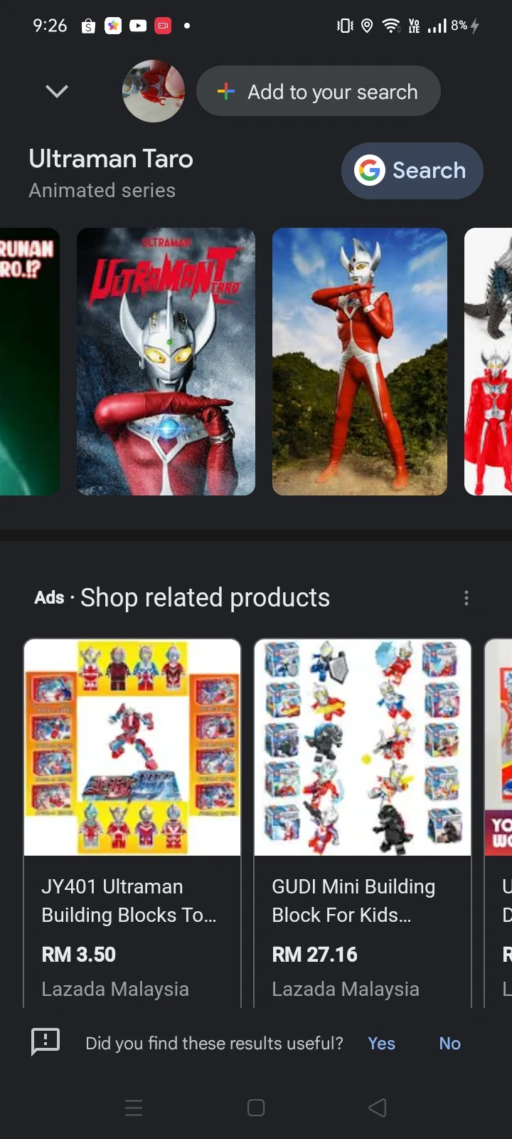 you guys remember ultraman taro the animated series right? (google image search using a bootleg ...