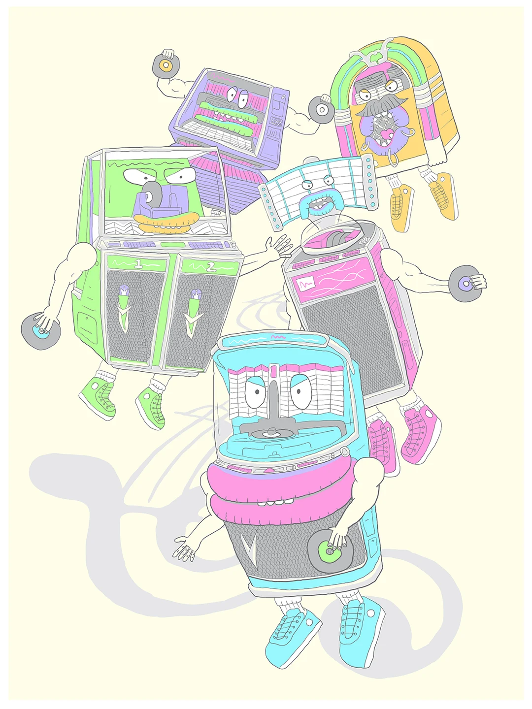 Jukebox Heroes, Me, Illustrator, 2023 | Scrolller